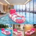 BZPIZ Inflatable Pool, Floating Sofa 4 in 1 Sun Tan Tub Sunbathing Pool ...