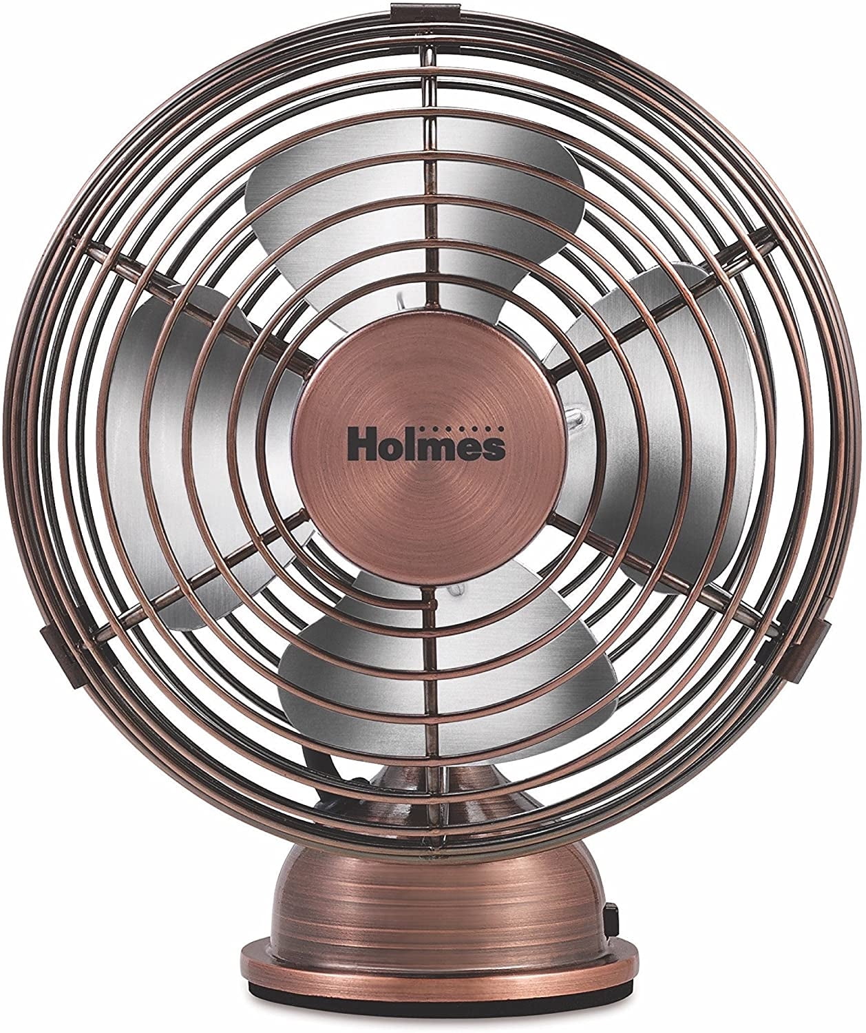 HOLMES Heritage 4-Inch Mini USB Desk Fan, cobre cepillado | Walmart en ...