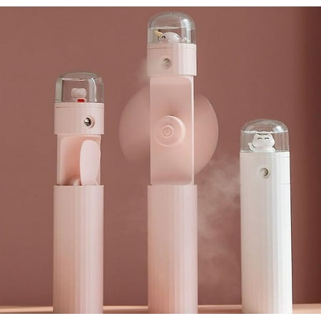 4 In 1 Multifunction Portable Mini Mist Fan Humidifier Facial Sprayer ...