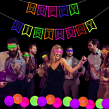 10 Pcs Neon Glow Glasses - Party Favors for Birthday Night Events ...