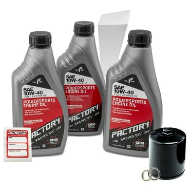 Ski-Doo 779260 Can-Am BRP 5W-40 SAE XPS Synthetic Blend Oil Change Kit ...
