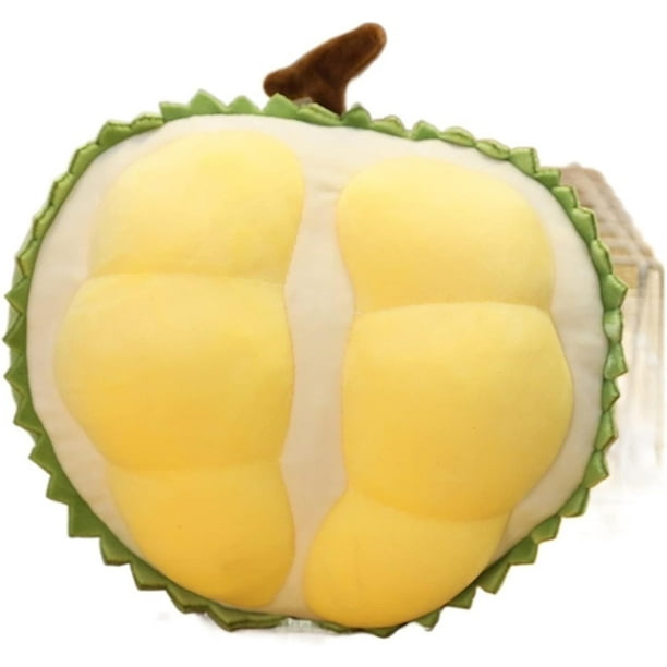 Plush puppet simulation orange durian plush toy fruit doll claw machine ...