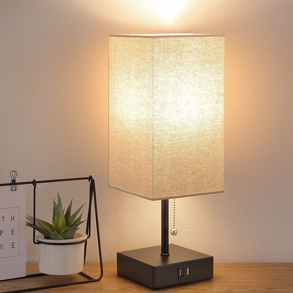 Two Pull Chain Table Lamps
