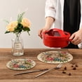 Cotton Thread Weave Hot Pot Holders Multi-use Hot Mats Non-Slip ...