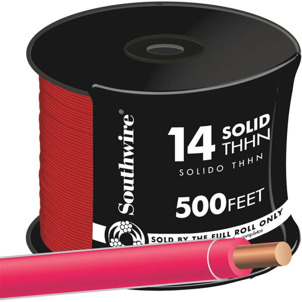 Southwire 14 AWG Solid THHN Wire - Walmart.com - Walmart.com