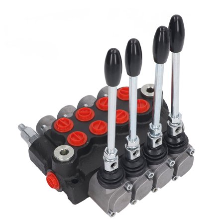 Hydraulic Control Valve, Double Acting Valve Spring Return Standard 4 ...