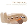 Airplane Model for Baby Marbles Design Wood Airplane Toy Simulated ...