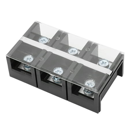 Screw Terminal Strip Block, 3 Position 2 Row Terminal Block Easy ...