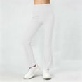ATOYSOY Kids Girls Comfy Light High Waist Flare Trousers Stretchy Solid ...