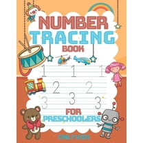 number tracing worksheets Ages 3+: trace numbers practice workbook for ...