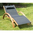Outsunny Portable Mesh Lounge Chair with Cushion for Patio, Deck ...