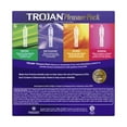Trojan Pleasure Pack Assorted Condoms, Lubricated Condoms Value Pack ...