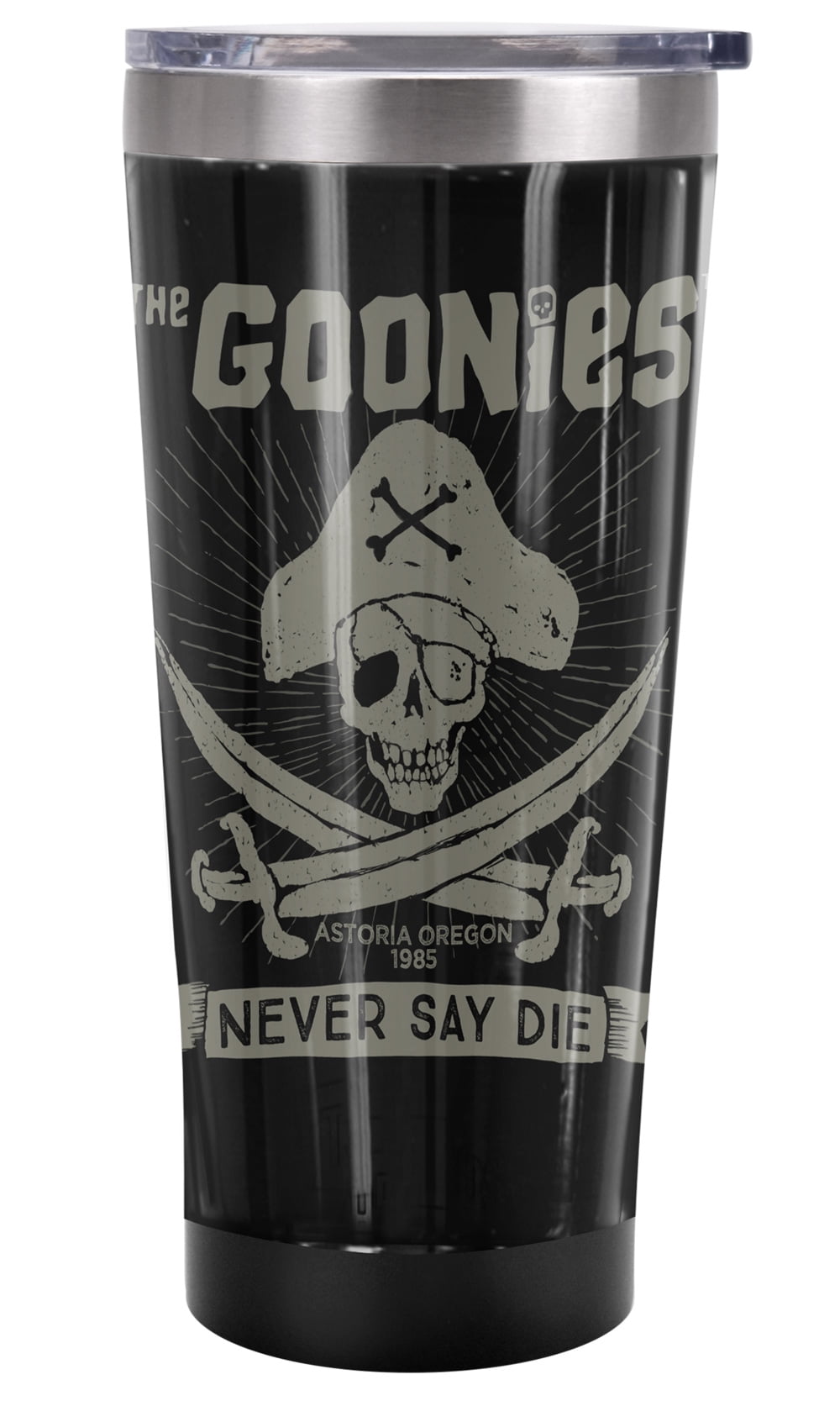 Goonies Official Goonies Jolly Roger 20 oz Travel Tumbler, Stainless ...