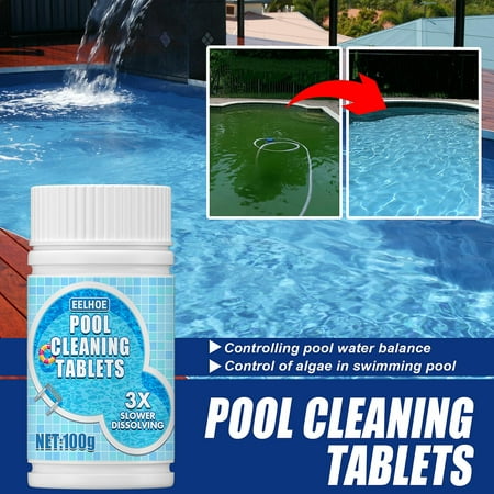 Eelhoe Swimming Pool Effervescent Cleaning Tablets Remove Bacteria ...
