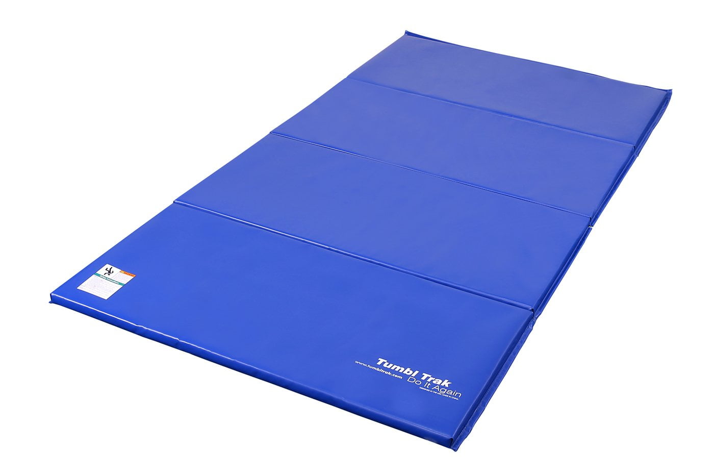 Tumbl Trak Tumbling Panel Mat, Royal Blue, 4ft x 8ft x 2in - Walmart.com