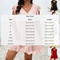aohooy Plus Size Eyelet Dresses for Curvy Women Ruffled Tiered Cap ...