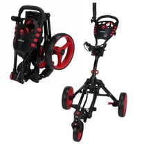 Caddymatic Golf Cart, 360° SwivelEase 3 Wheel Folding, Lightweight ...