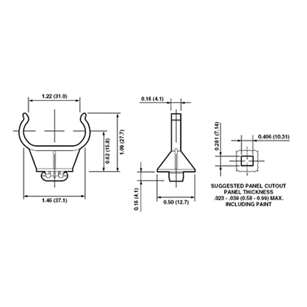 Leviton 00721 - Horizontal 2G11 Base Lamp Holder Rectangular Foot ...