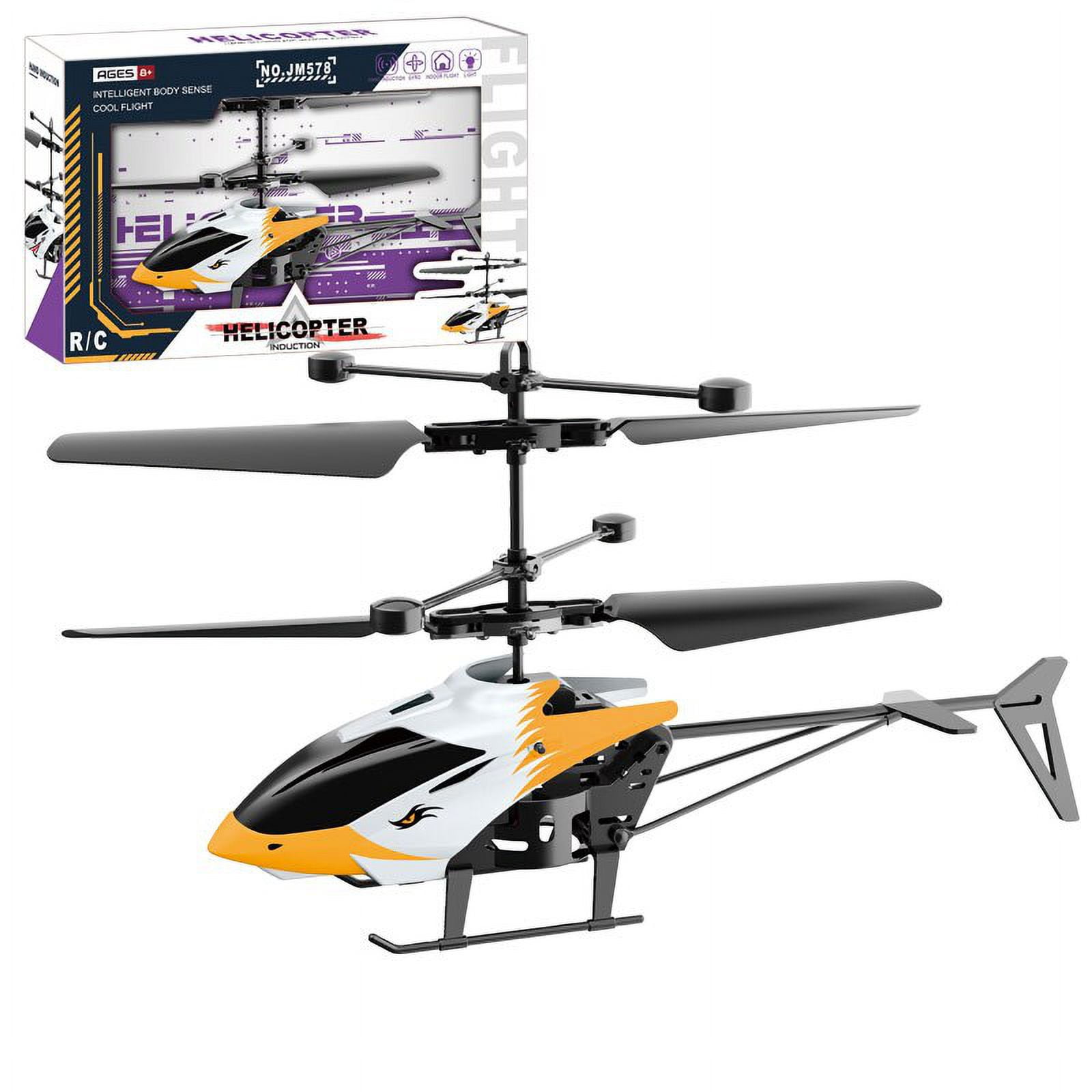 Mini Dron con control remoto para niños, Avión de inducción recargable ...