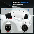 dosili J1772 EV Connectors,Tesla to J1772 Adapter - Walmart.com