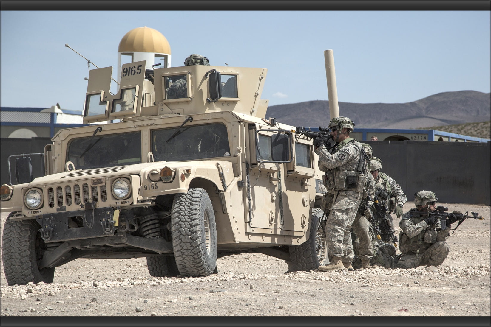 24"x36" Gallery Poster, u.s. army 97th Military Police Batt 1st ...