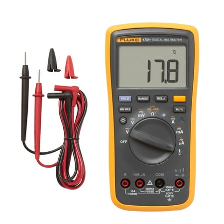 FLUKE F17B+ 4000 Counts Multimeter Portable Digital Multimeter Handheld ...