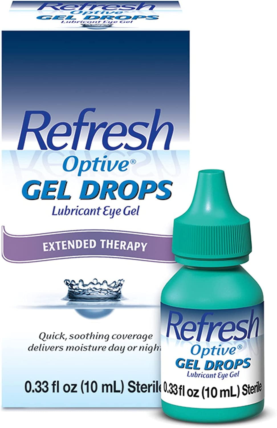 Refresh Optive Gel Drops Lubricant Eye Gel, 0.33 Fl Oz (Pack of 1 ...