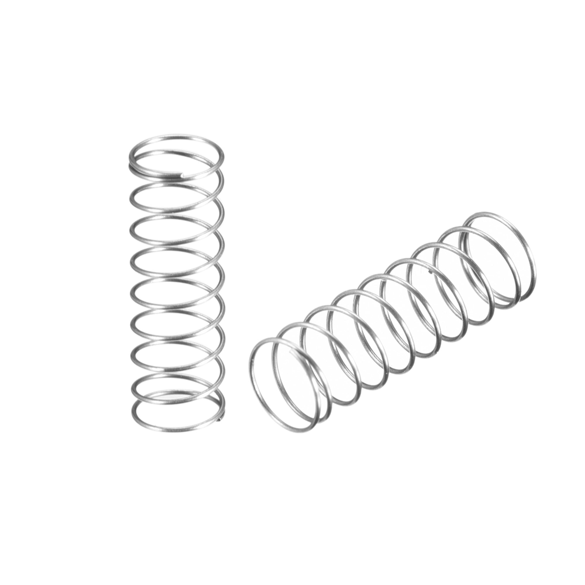 Resorte de acero de 0.3x5x15mm, resorte comprimido extendido, 10 piezas ...