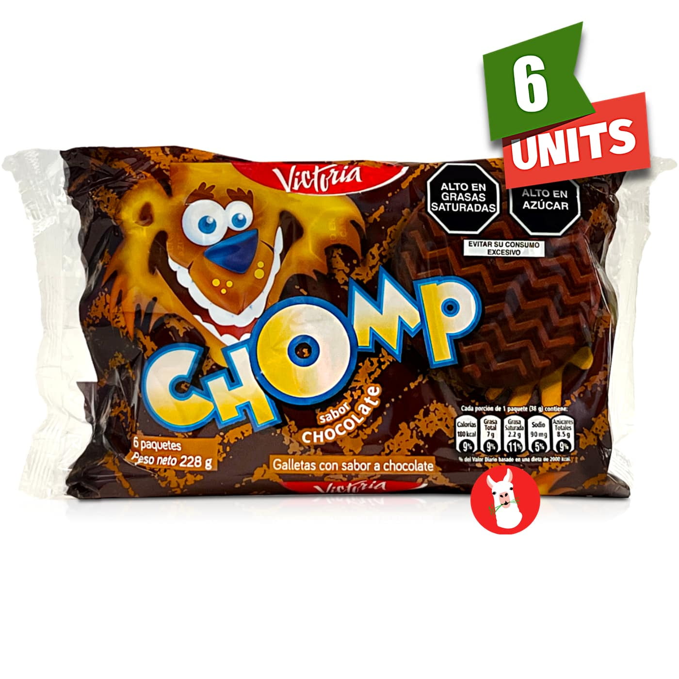 Victoria Galleta Chomp Sabor Chocolate | Peruvian Chocolate Cookie 6 ...