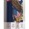 Anniversary USA Flag Sheer Curtains for Living Room Bedroom America ...