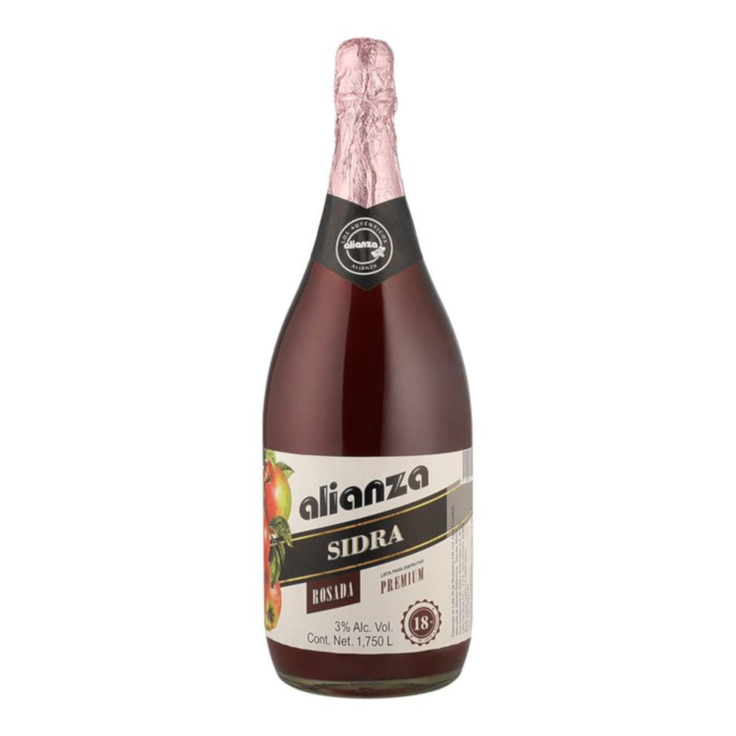 Pack de 6 Sidra Alianza Rosada Premium 1.75 L | Walmart en línea