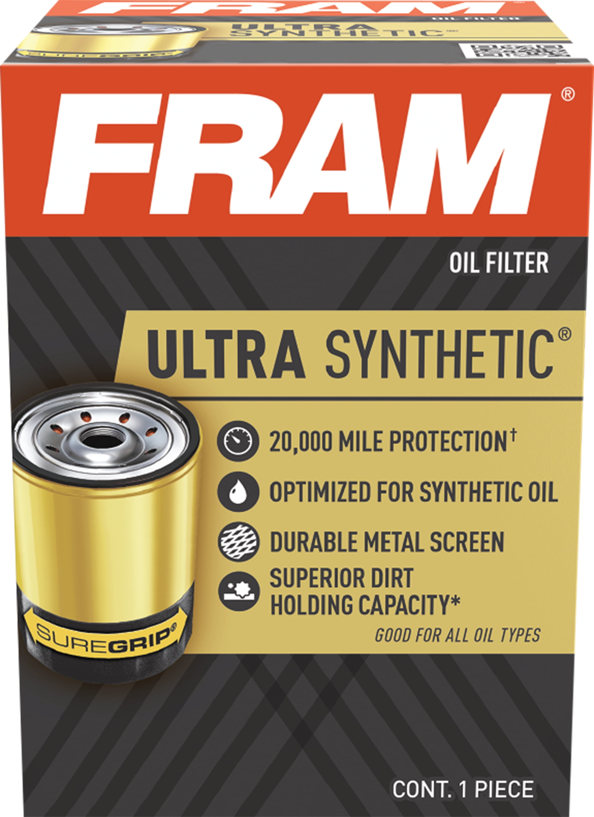 FRAM Ultra Synthetic Oil Filter XG6607 Walmart