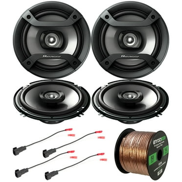 Car Speaker Bundle Combo: 2 Pairs of JVC CS-DR693 6x9" Inch 4-Way 1100 Watt Audio Coaxial ...