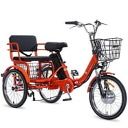 QRONGE Electric Tricycle for Adults 720W, 18MPH Pickup Class Trike, 36V ...