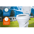 SEAFLO RV Toilet for Camper & Travel Trailer - Standard Height, Gravity ...