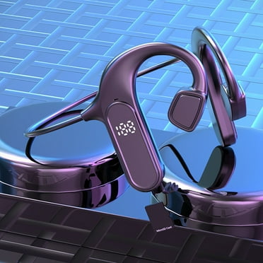 Open Ear Bone Conduction Headphones Wireless Clip On Earbuds with ...