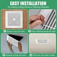 1-Piece(12"x12"Inches) Bathroom Exhaust Fan Cover with Spring, Square ...