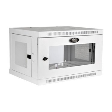 SmartRack 6U Low-Profile Switch-Depth Wall-Mount Rack Enclosure Cabinet ...