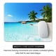 BOSOBO Mouse Pad, Square Beach Style Anti-Slip Rubber Mousepad with ...