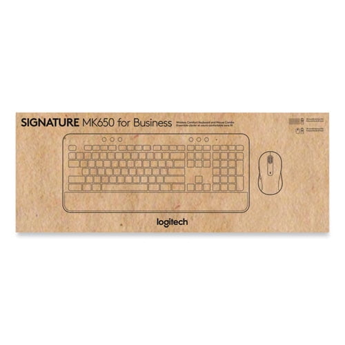 Signature MK650 Wireless Keyboard and Mouse Combo for Business, 2.4 GHz ...