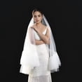 Beautifully Bridal Veil Soft Breathable Wedding Veil Fashionable Bridal ...