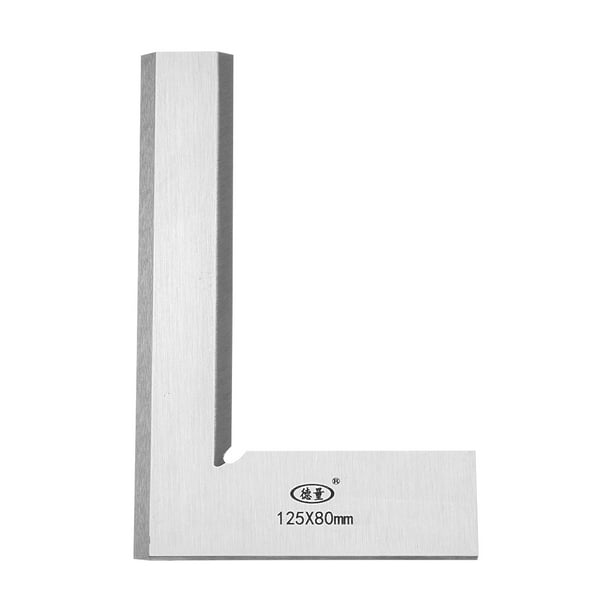 Try Square Ruler, 125mmx80mm Woodworking Blade Measuring Tool Right ...