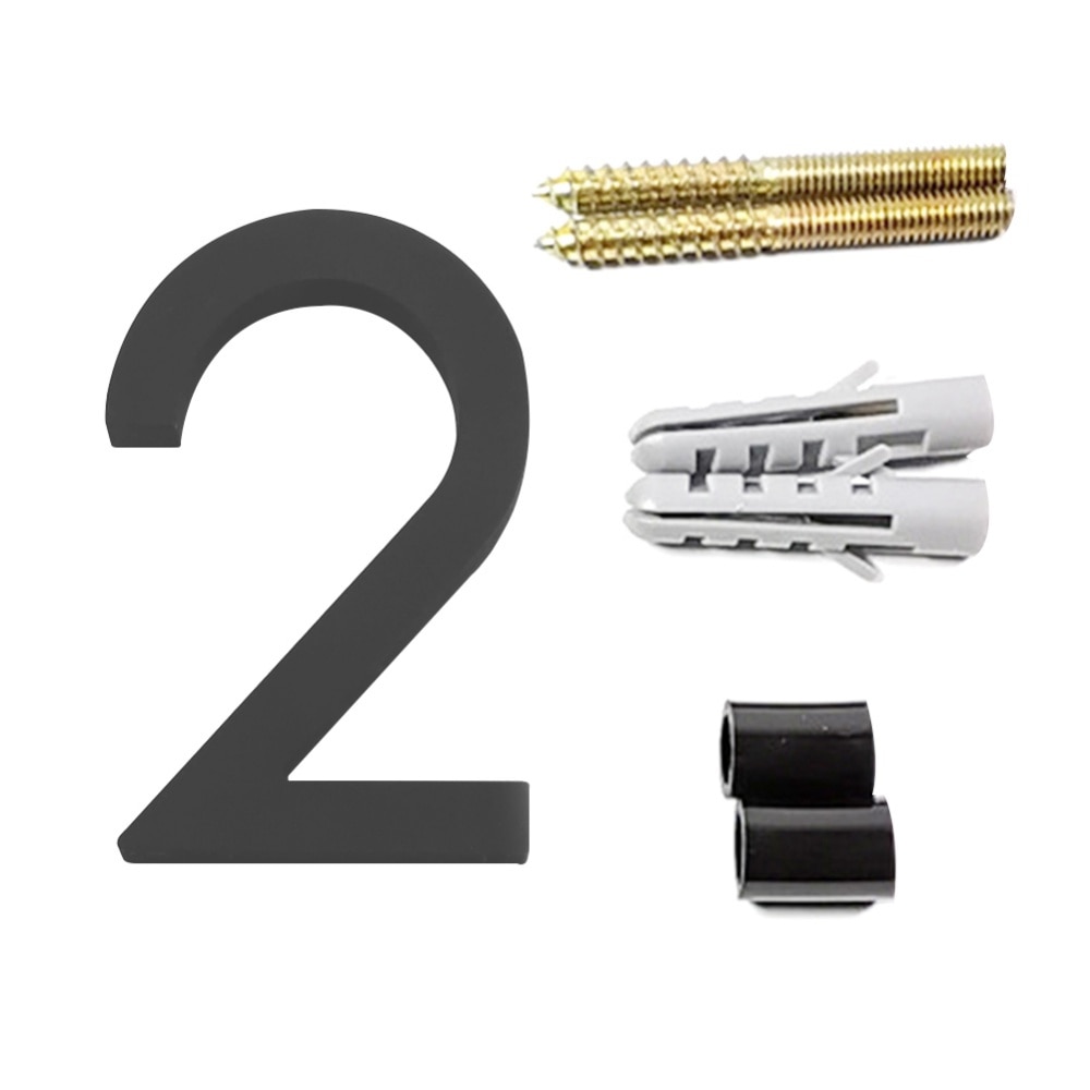 Floating House Number Modern House Numbers- Zinc Alloy Home Address ...