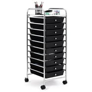 3-Tier Metal Craft Storage Cart White - Walmart.com