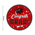 2026 Black Red Graduation Theme Party Decor Set Includes Tablecloth ...