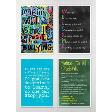 24x36" Classroom Poster In This Classroom Art Inspirational Poster for ...