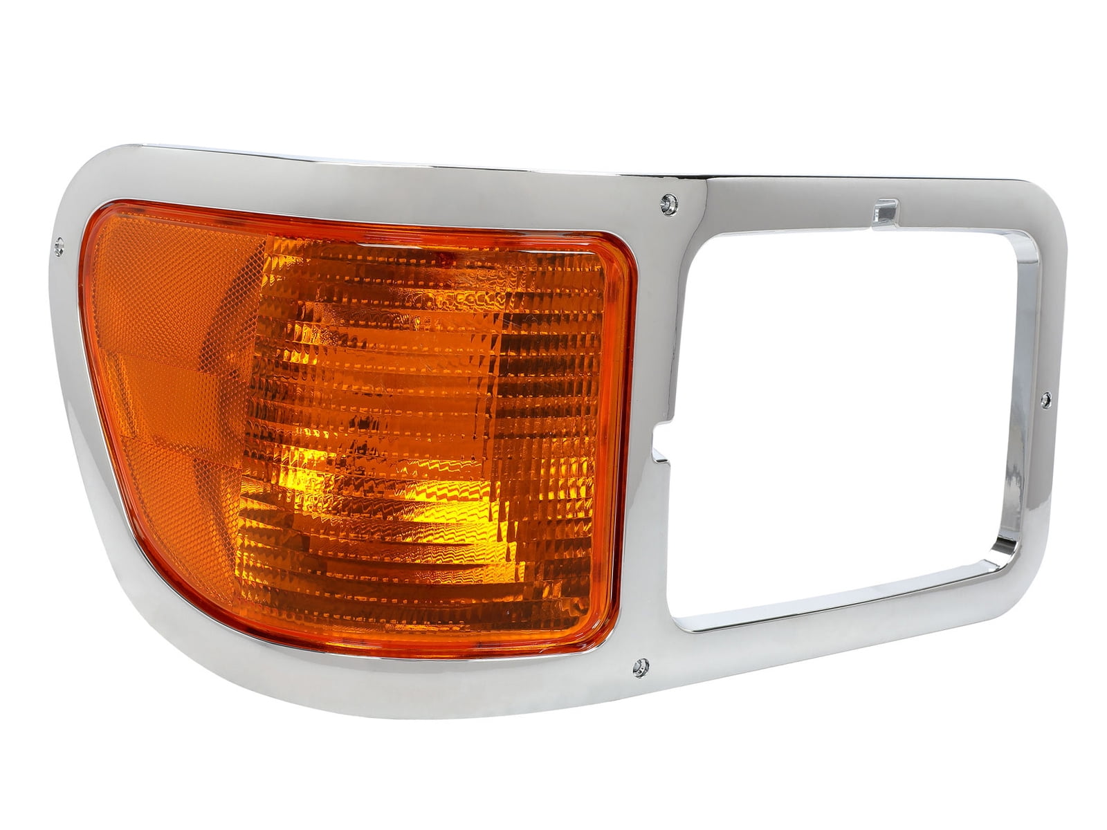 APA Replacement Headlight Bezel with Corner Signal Lamp Chrome for 00 ...