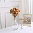 Efavormart 2 Pack | 17" Metallic Gold Artificial Rose Bloomed Flower ...