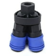 3-Way Plastic Steel Quick Coupler, Self-Locking Air Hose Fitting for ...