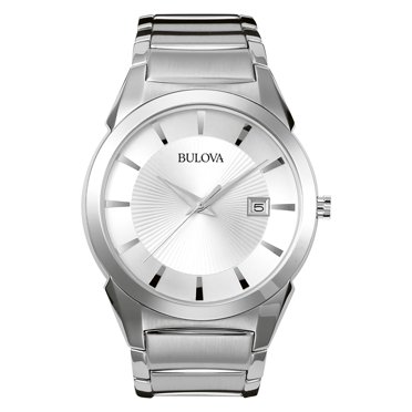 Bulova Men's Chronograph Diamond Accent Stainless Steel Watch 44mm ...